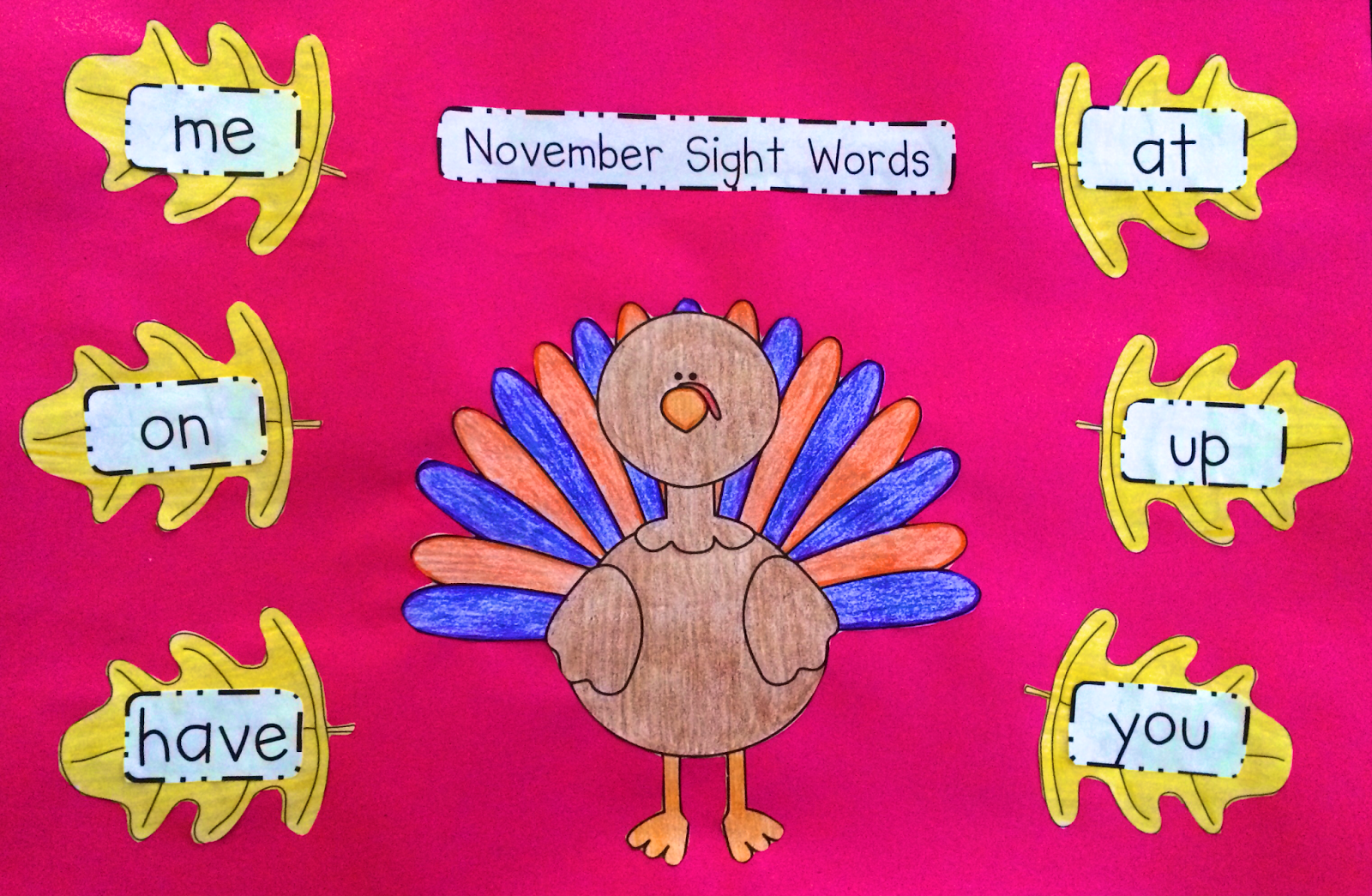 Splendor in Kinder: Sight Word Mats (Monthly: September-May)
