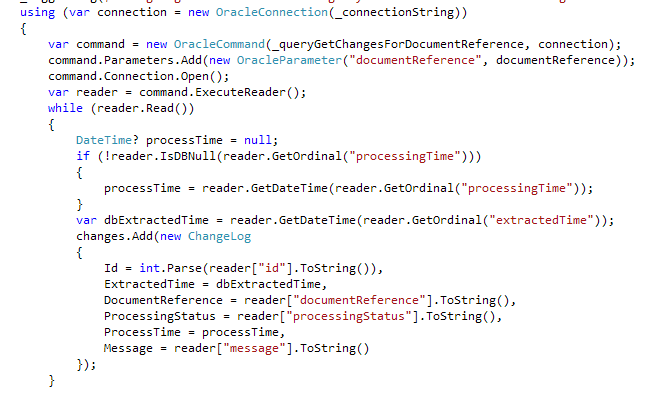 Hello This Is A Heading Oracle Manageddataaccess Accessing Oracle