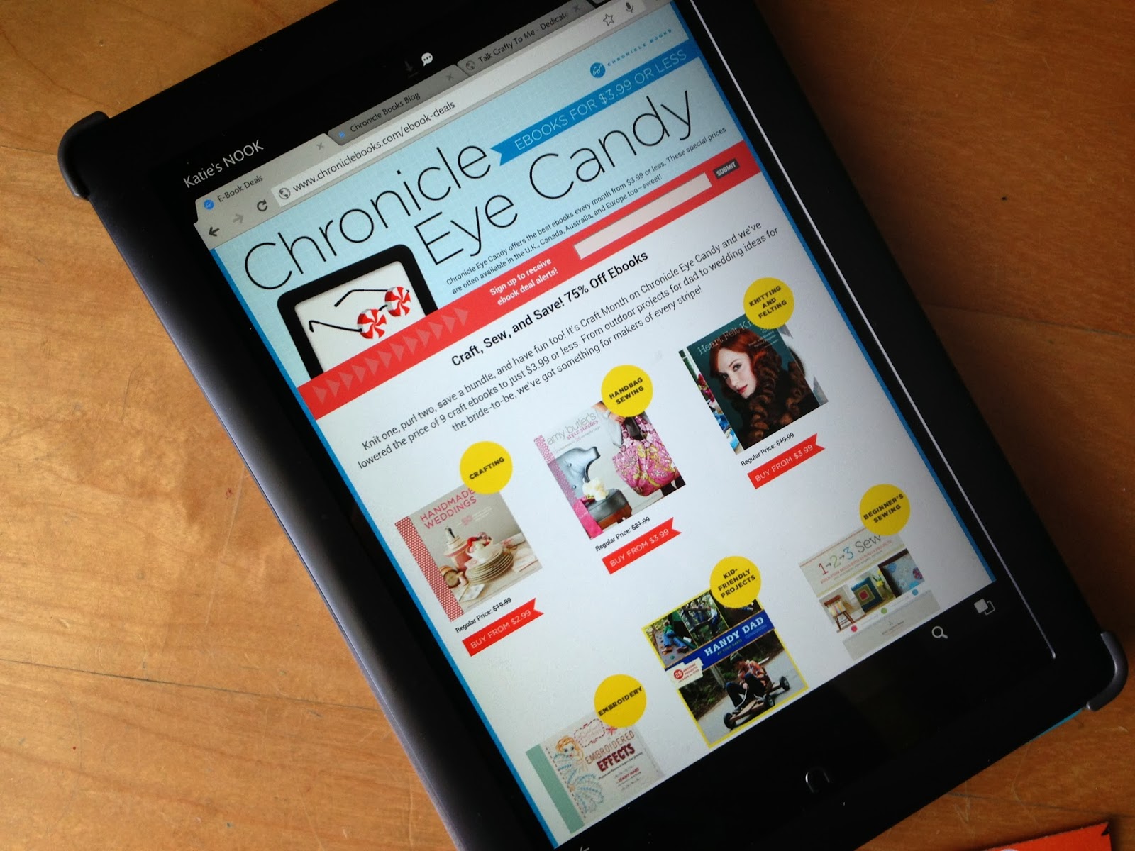 Katie's Nesting Spot: Chronicle Eye Candy Craft Month- Amazing ebook Deals