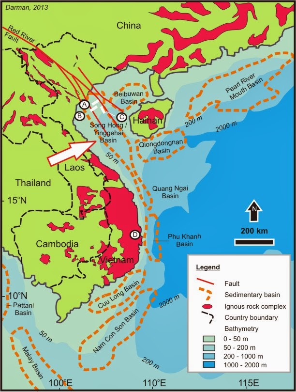 Hong (red) River Map