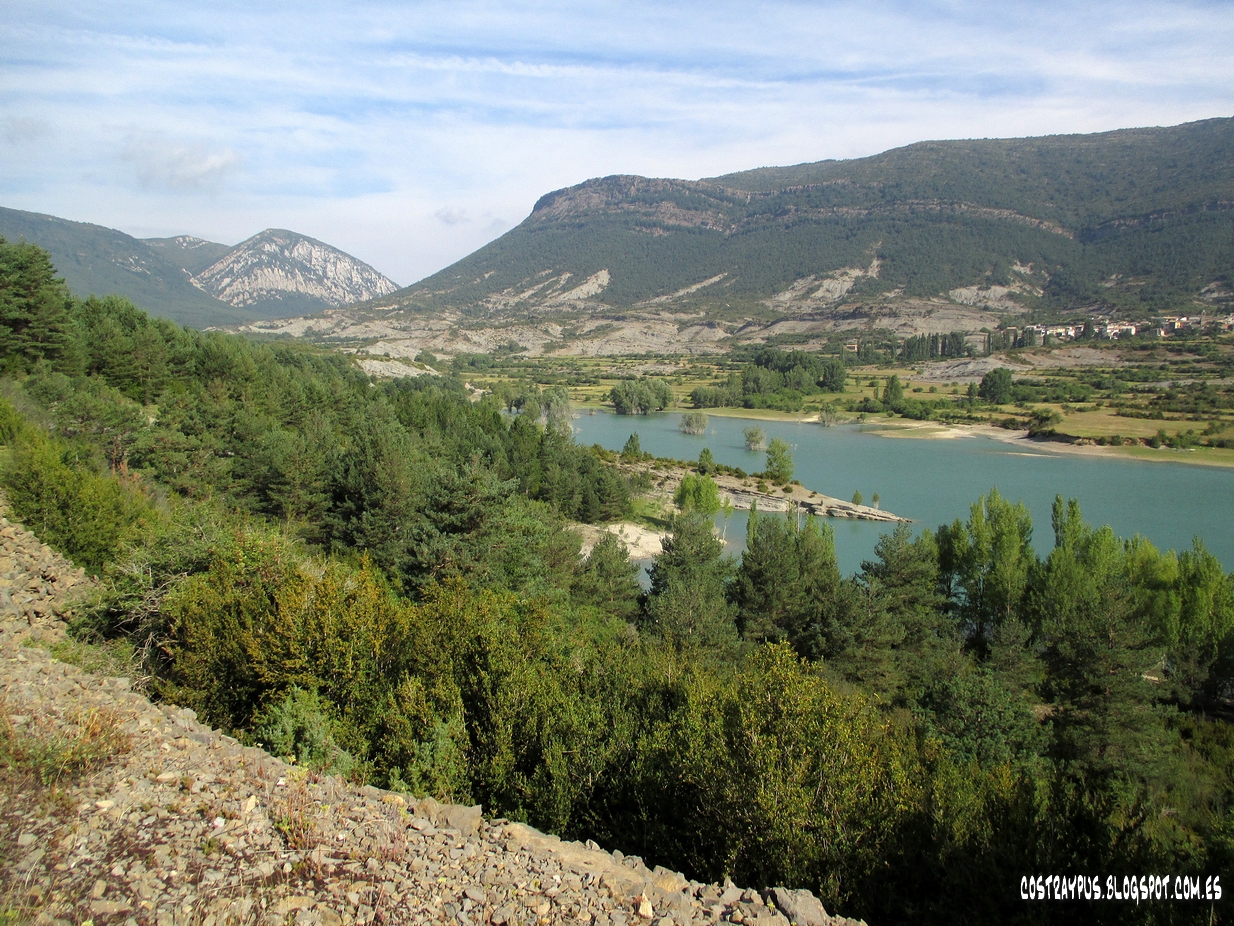 Amuso: Peña Gratal, Pico Gratal, Calma Alta y Calma Baja desde presa ...