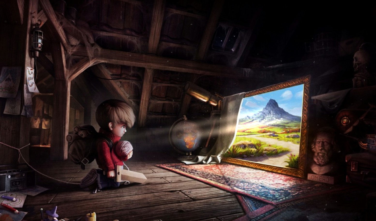 wallpaper engine Dream of little boy live wallpaper free download ...