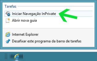 Navegação inPrivate no Internet Explorer - Blog da Big Solutions