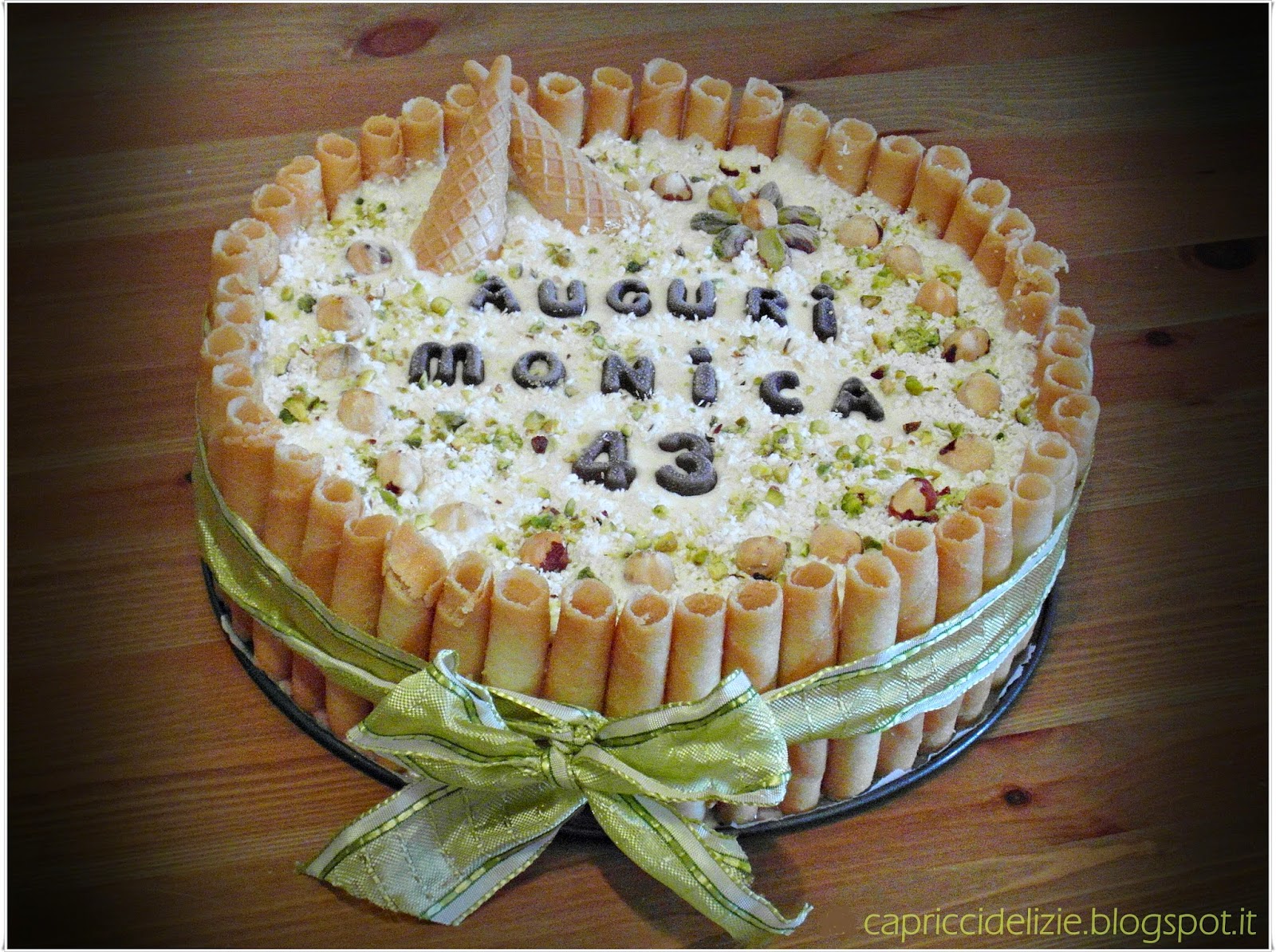 Capricci e Delizie: Torta gelato per compleanno