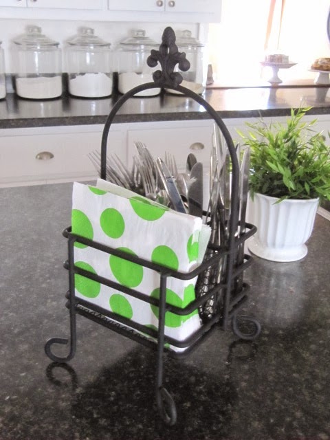 Sew Many Ways...: Silverware Caddy…To Office Organizer
