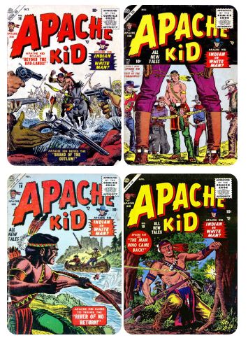 Old-fashioned Comics: Apache Kid #01[#53] – #19 Marvel [Complete Series]