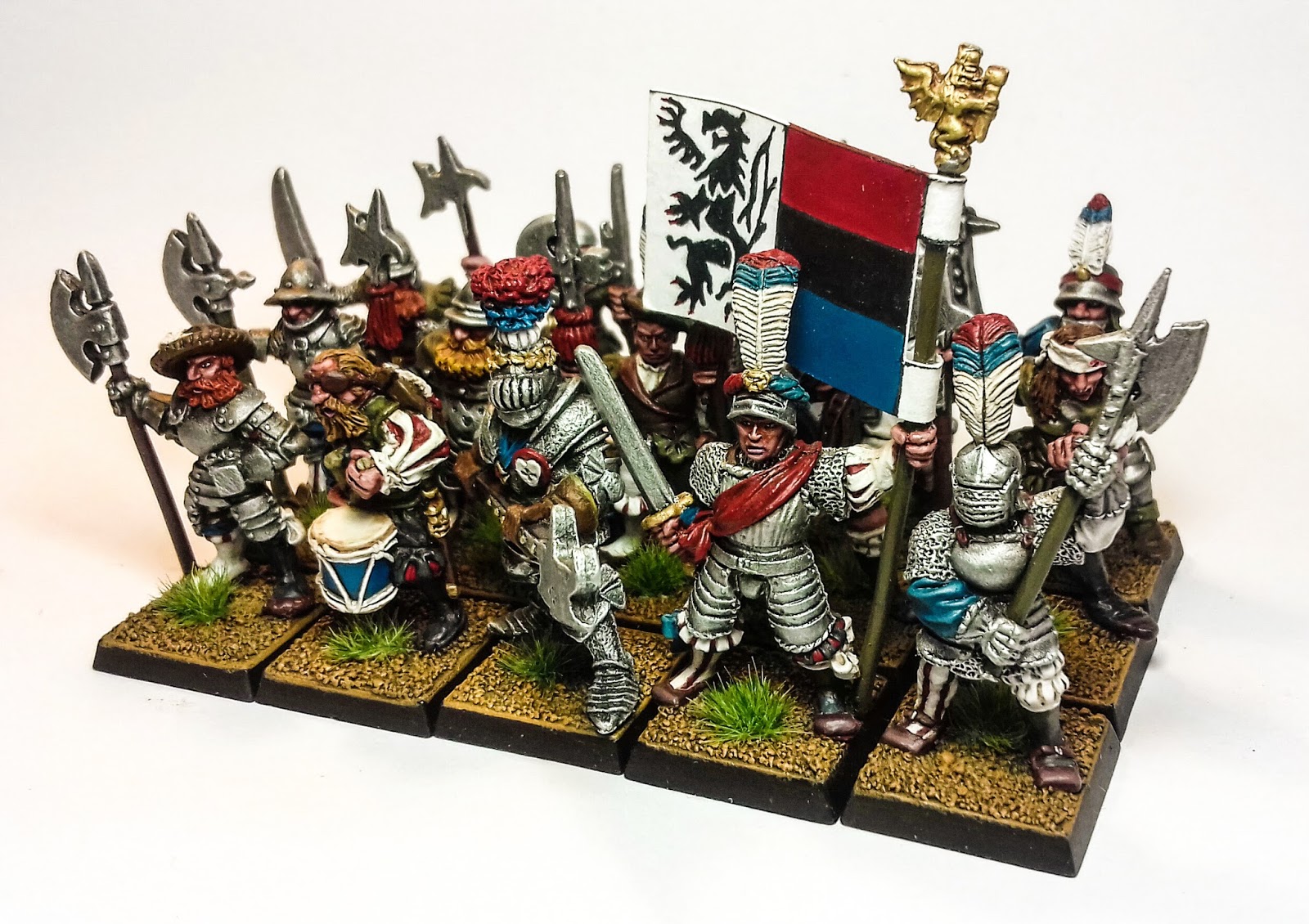 THE WORK OF SHAITAN: Warhammer Empire Border Princes Update - Halberdiers