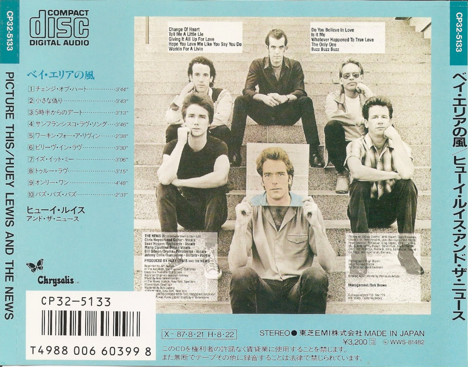 The First Pressing CD Collection: Huey Lewis and the News - Picture This