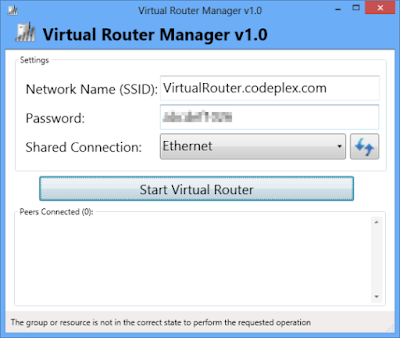 تحميل برنامج Virtual Router Manager لتحويل اللاب توب الي راوتر لو نفسك ...