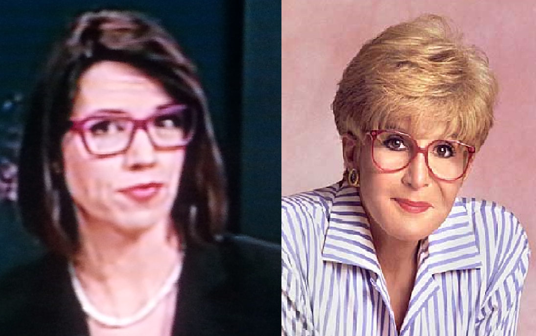 TV with Thinus: Sally and Sally: With red-rimmed glasses, Sally Burdett ...