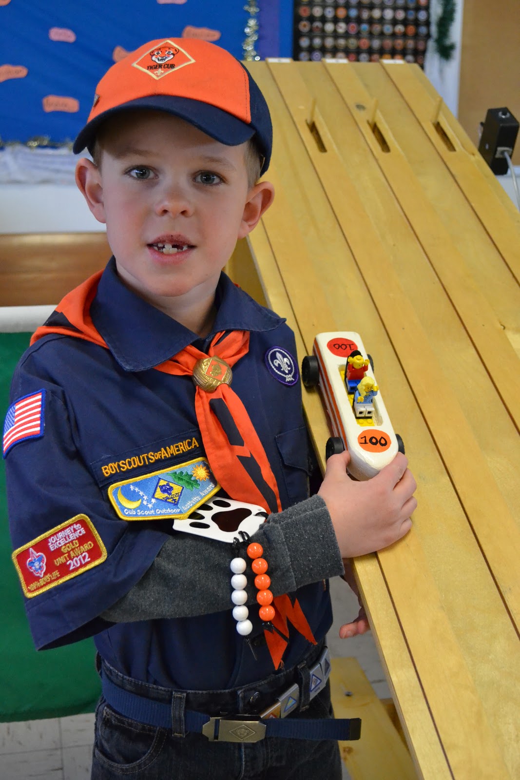 Trevor & Cole: Cub Scout Pinewood Derby 2013