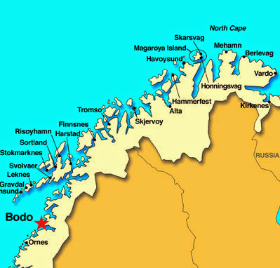 SOL DE MEDIANOCHE - EMPRESS: BODO (Noruega)
