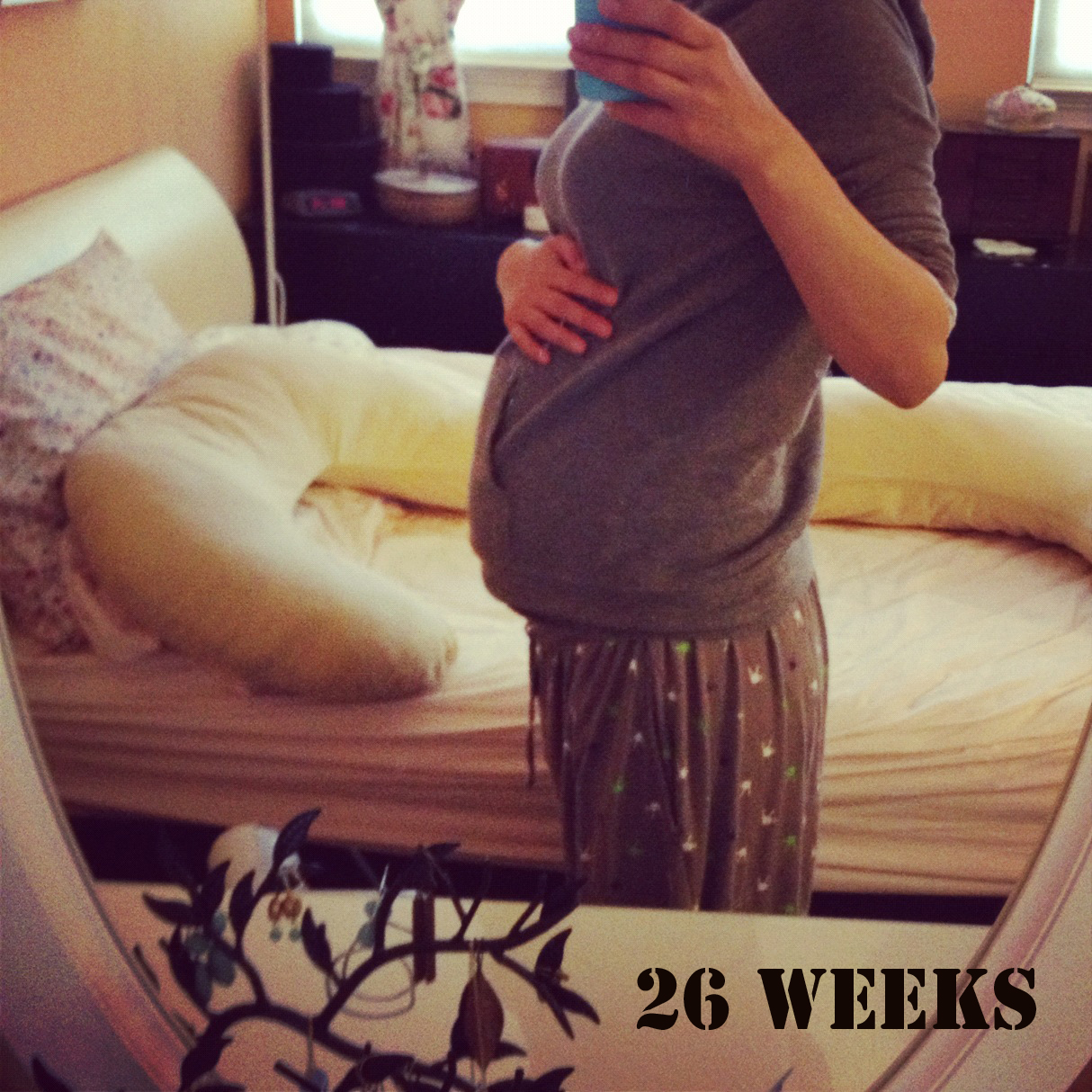 growing pains: 26 weeks: growing and growing and growing...