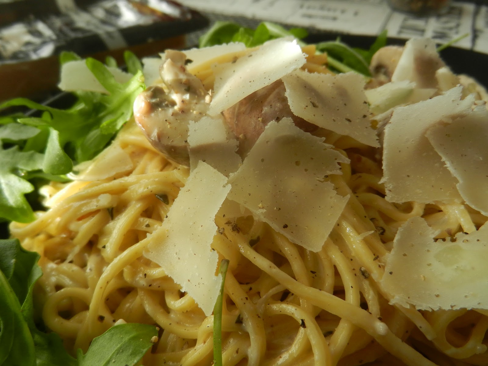 Mörk o Mat: Zeta Parmesan till pastan