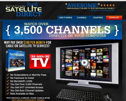 Satellite Direct 3500 Channels: Satellite Direct 3500 Channels
