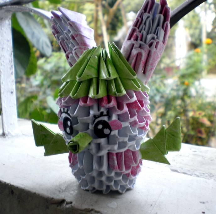 3D Origami Rabbit - Destiny's Child