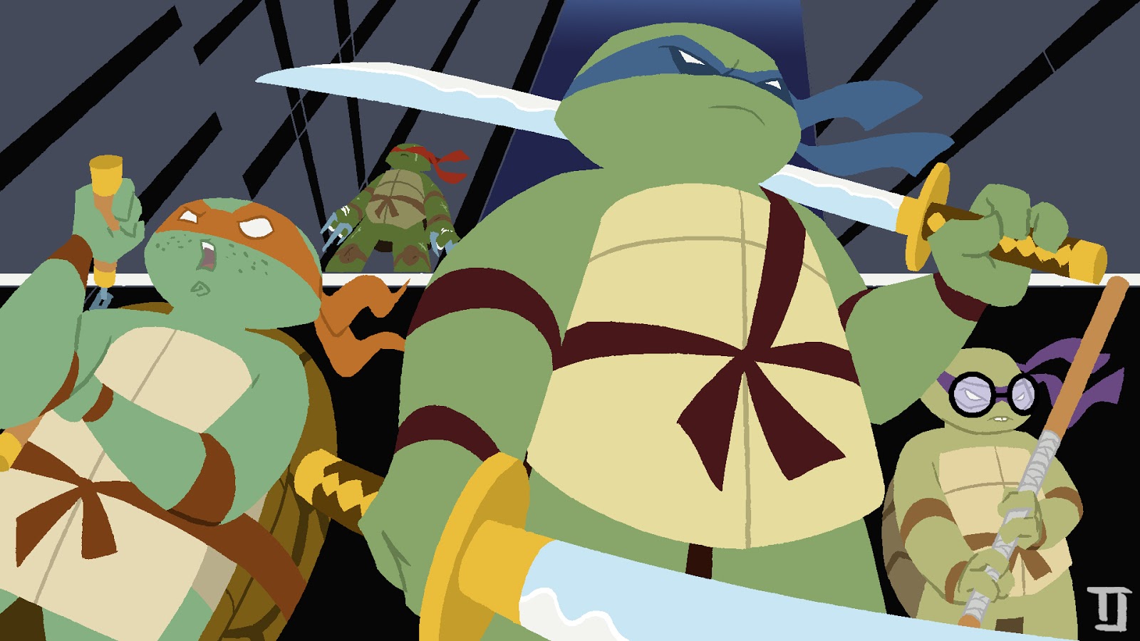 One Hundred Thousand Bad Drawings: TMNT Pinup