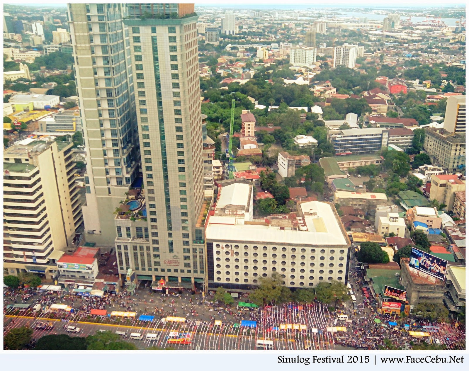Cebu Aerial View During Sinulog Festival 2015 - FaceCebu | Cebu ...