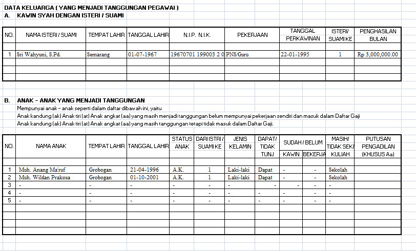 [ Download ] Aplikasi Pembuatan KP-4 Praktis Format Ms. EXCEL | JONESIA ...