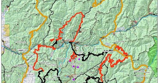 Boise National Forest Fire Map - United States Map
