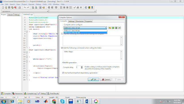 Couldn't Create Process in Dev C++