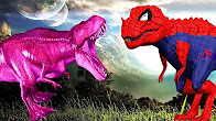 Spiderman Dinosaurs Vs Dinosaur 3D Cartoon Short Movie For Children ...