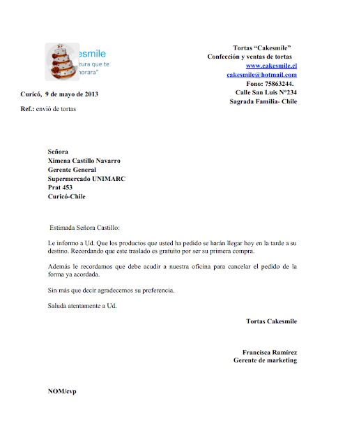 Redacta Con Claudia : Carta De Remisión