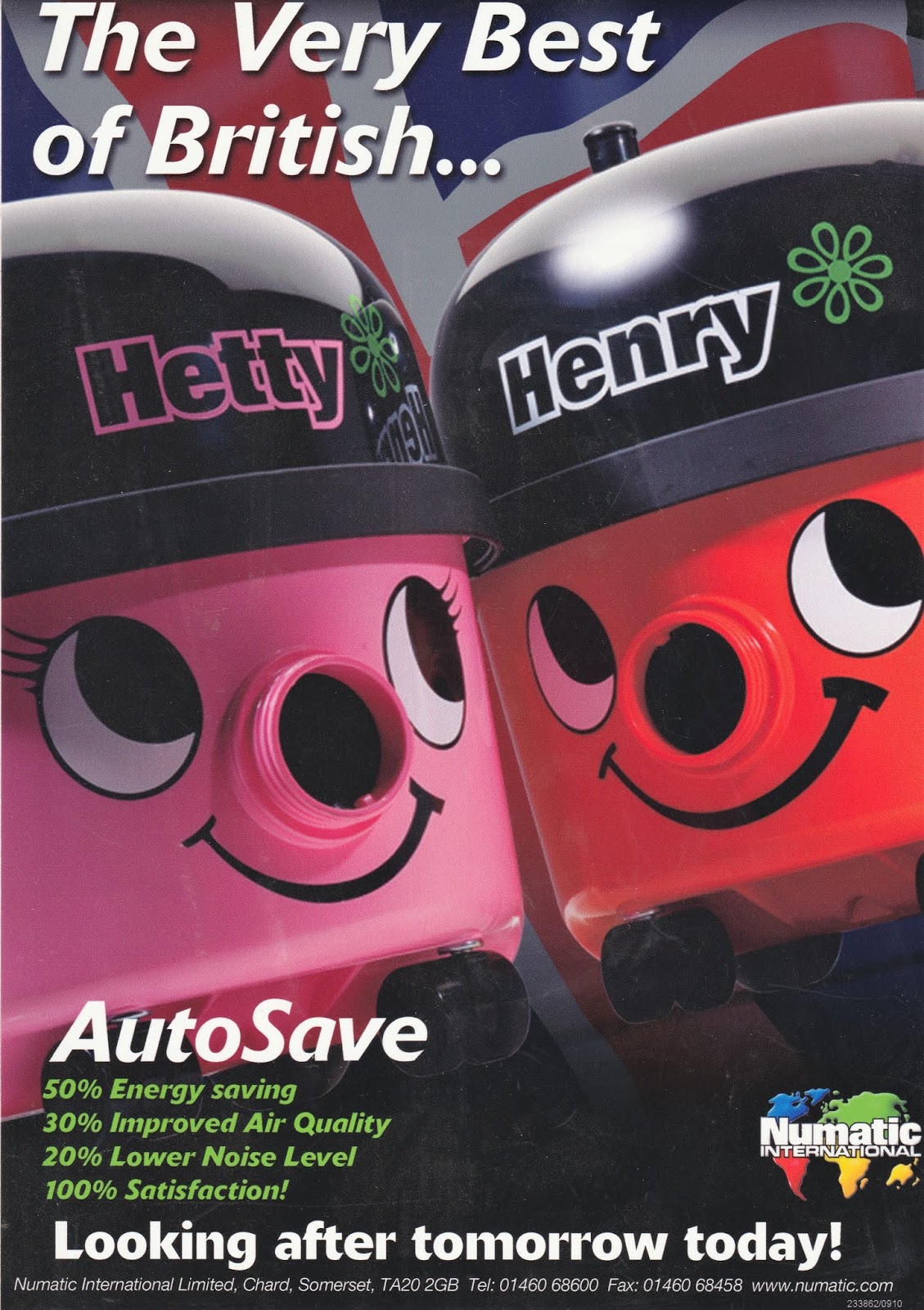 Numatic Shop Window Display Cards - September 2010