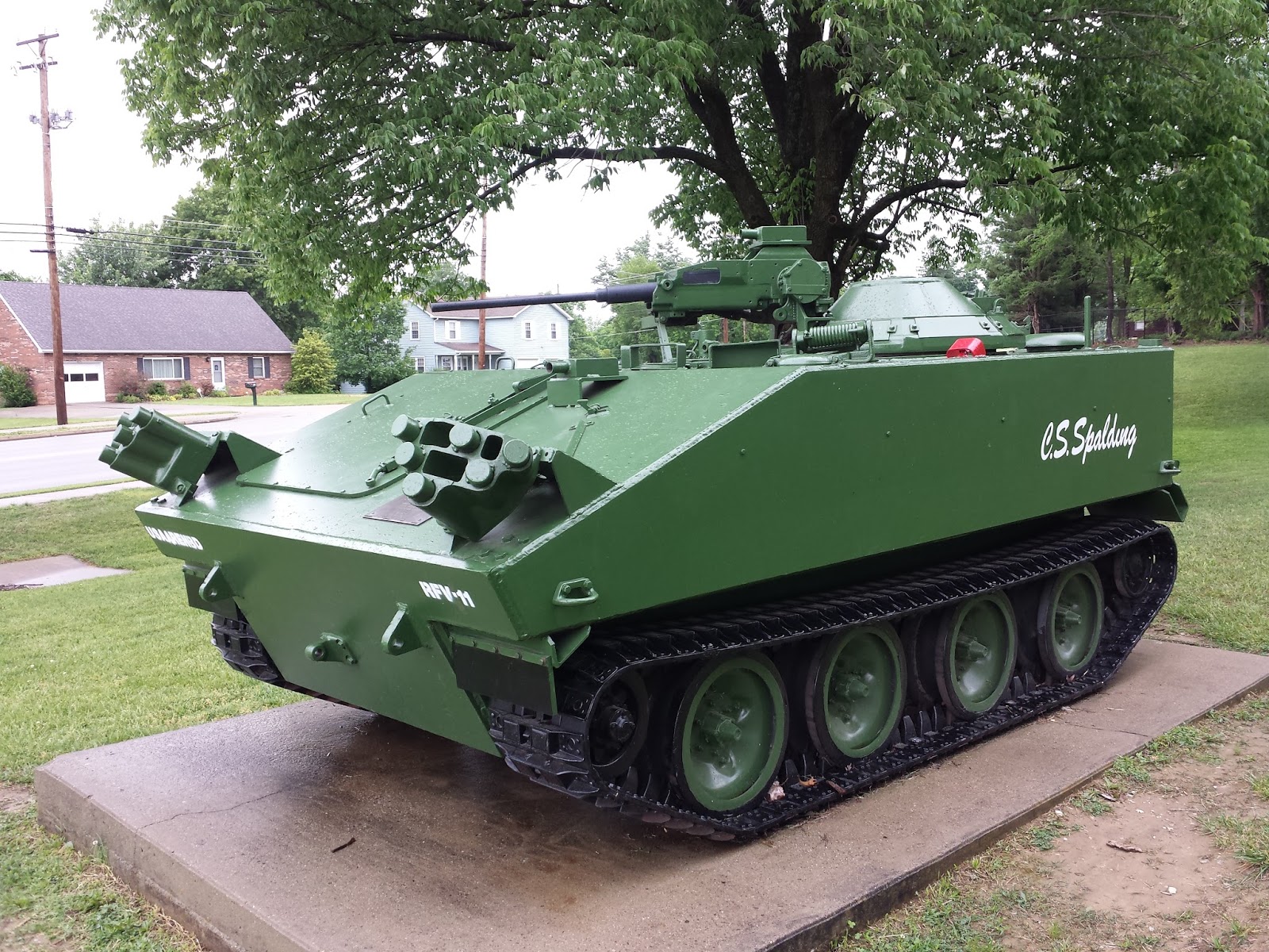 Find A Tank: Kentucky - Elizabethtown | M114 AFV "Prototype Remote ...