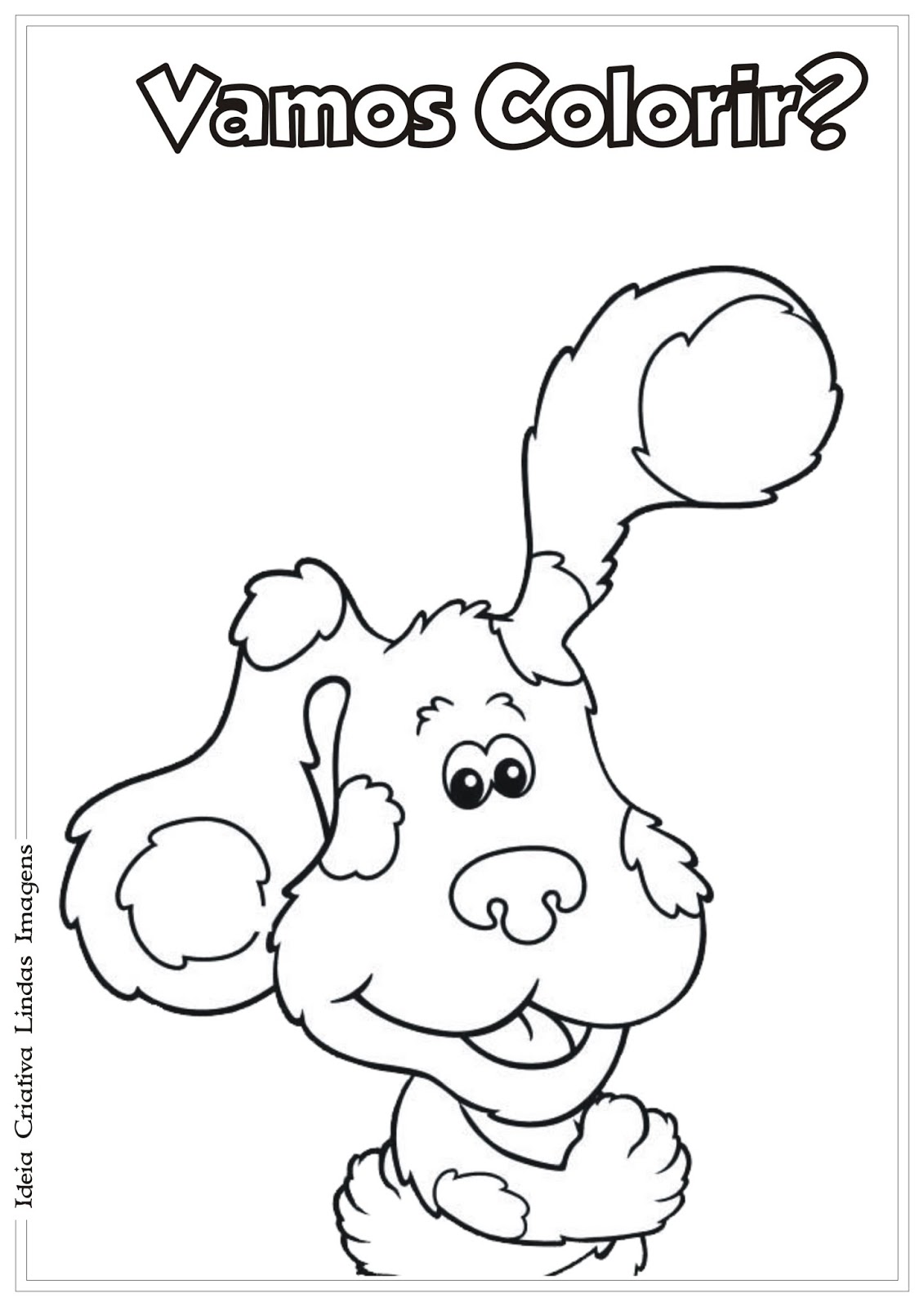 Desenho Blue Pistas de Blue para colorir