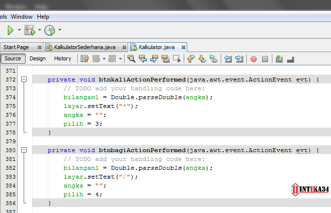 BELAJAR NETBEANS - MEMBUAT KALKULATOR SEDERHANA