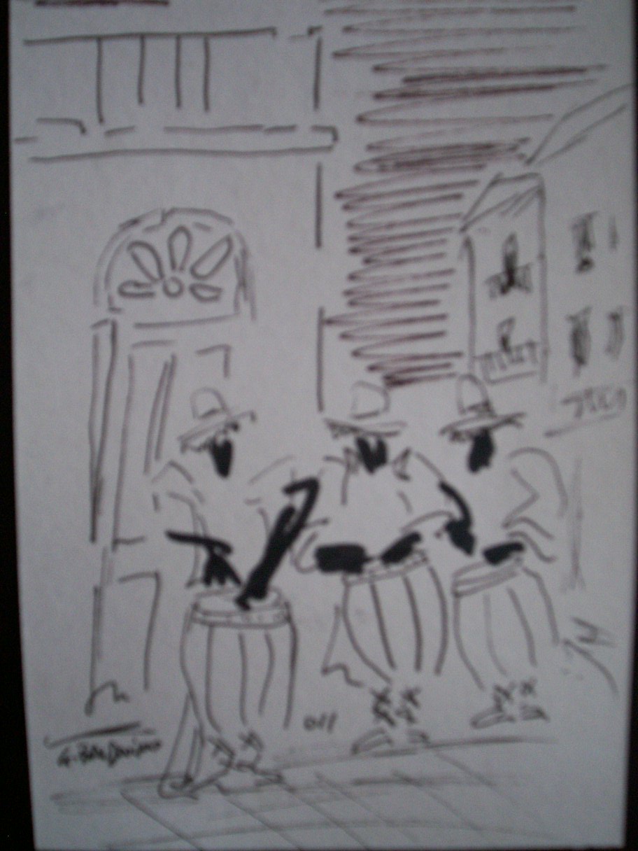 Gustavo Baldovino Artista Plástico, Muralista Uruguay: CANDOMBE URUGUAY