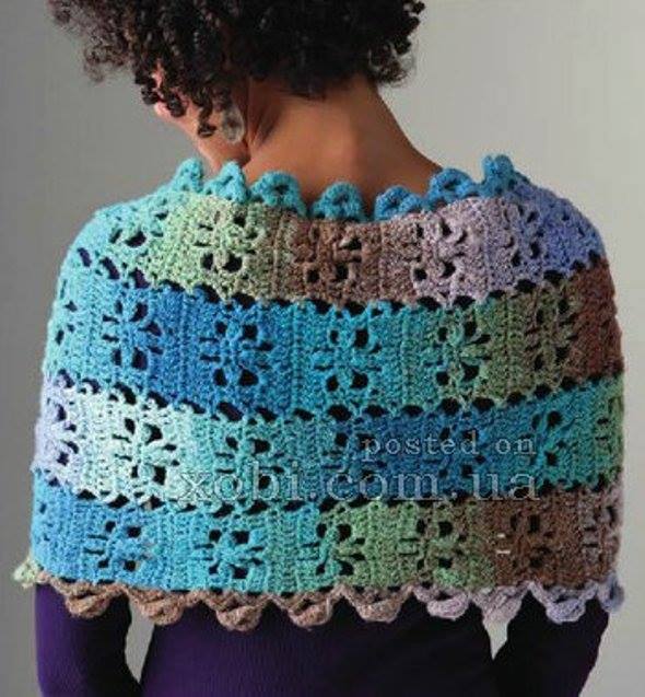 Ergahandmade: Crochet Stole + Diagrams + Video Tutorial