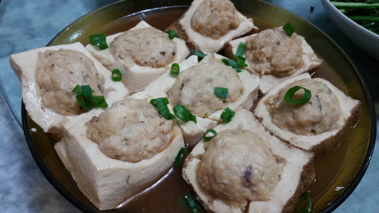 Jess-KITCHEN-Lab: Yong Tau Fu & Yong Tau Pok ( Stuffed White Beancurd ...
