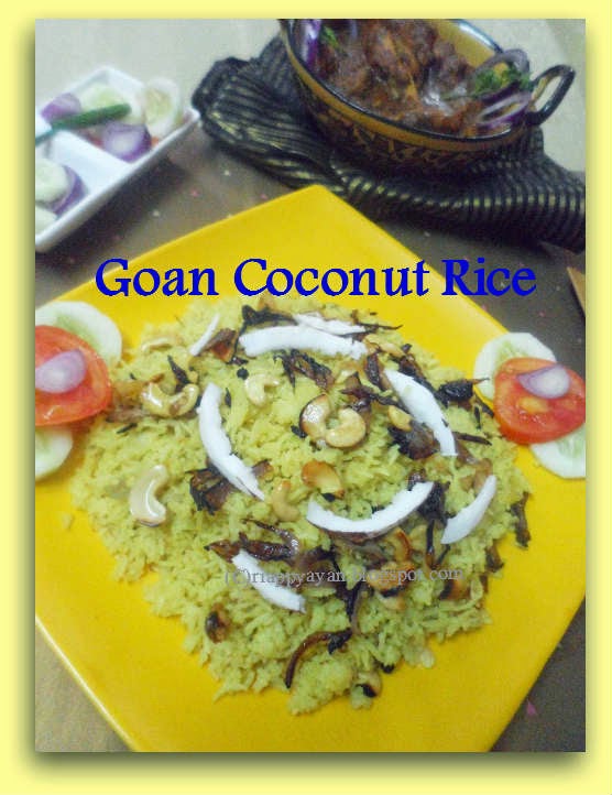 Goan Coconut Rice and Chicken Xacuti - Recipe Junction
