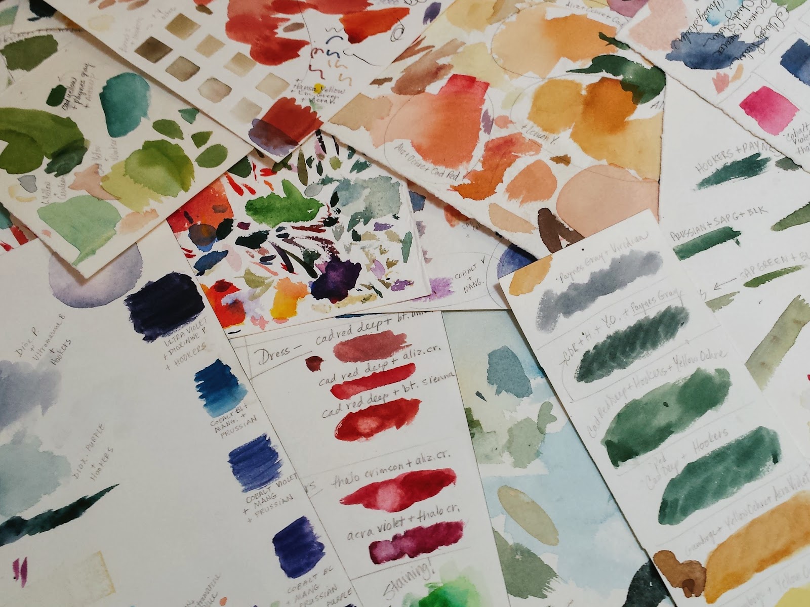She Must Make Art : 5 Steps For Making Your Own Watercolor Mixing Grid