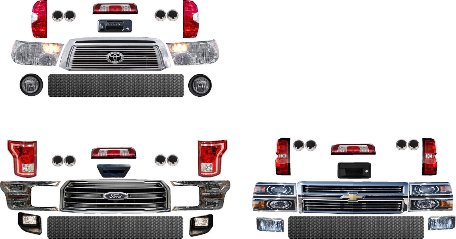 Team Holloway Racing & Graphics : (Truck) Headlight & Grille Package