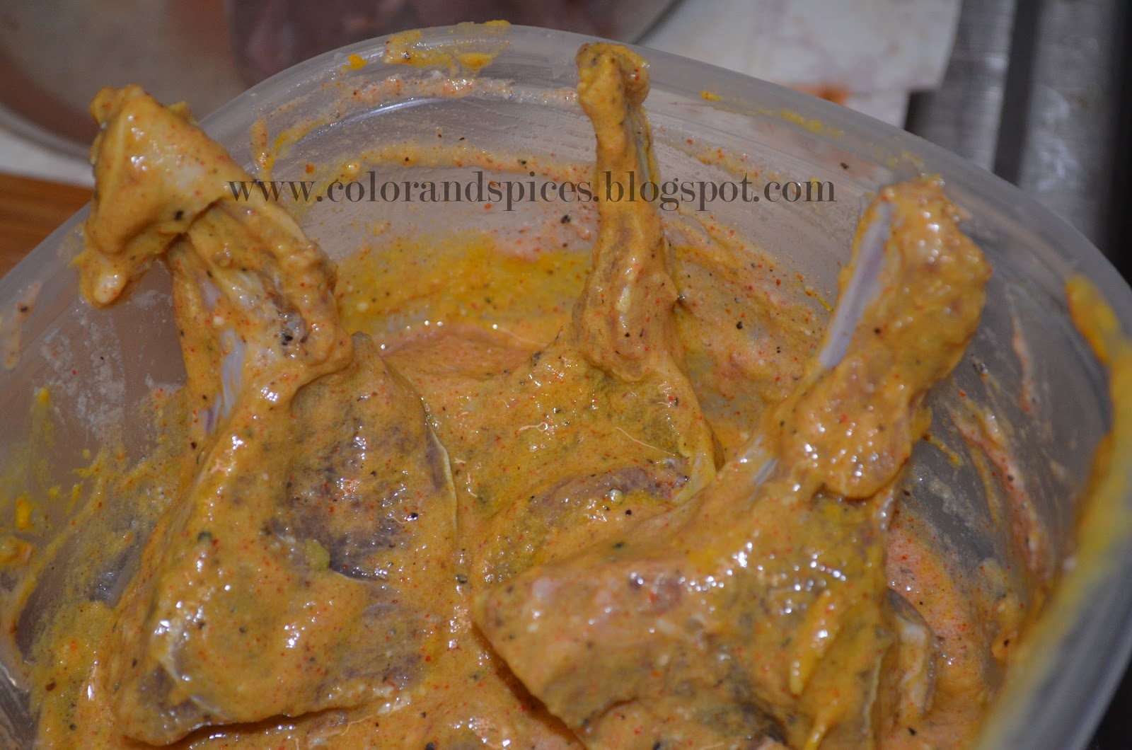 Color and Spices: Mutton chaap