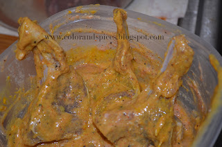 Color and Spices: Mutton chaap