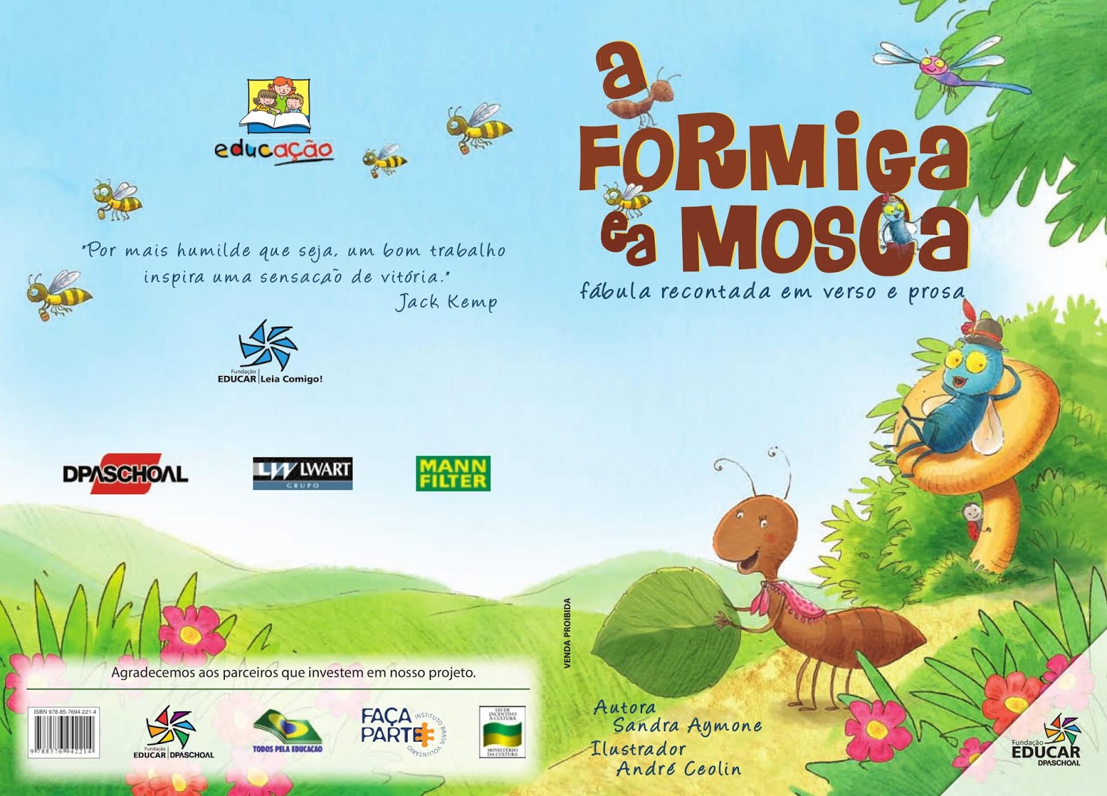 LIVRO A FORMIGA E A MOSCA.