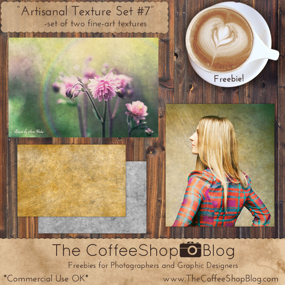 The CoffeeShop Blog: CoffeeShop "Artisanal Texture Set #7"!