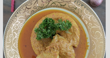 Indonesian Medan Food: Gulai Tambunsu, Gulai usus isi tahu dan telur ...