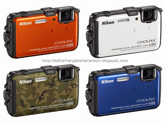 Harga dan Spesifikasi Kamera Nikon Coolpix AW100 - Harga Kamera Nikon