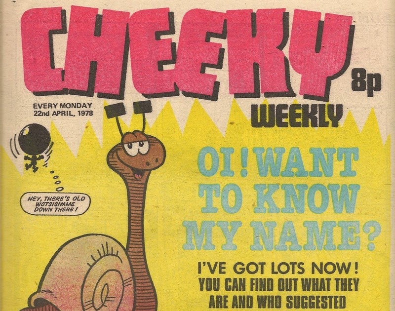 Cheeky Weekly: Cheeky Weekly cover date 22 April 1978