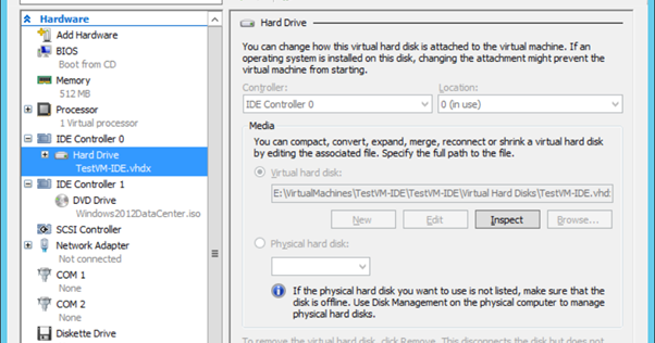 Technical Skills Enhancement World: Hyper-V 2012 R2 - Expand IDE ...