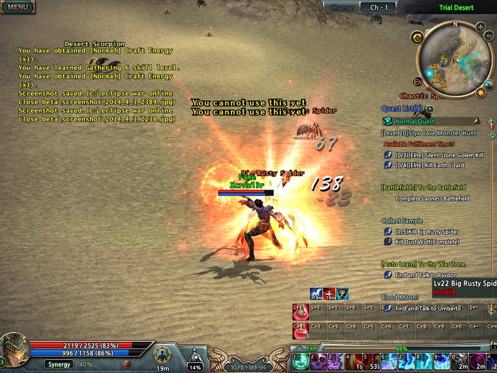 Nightshifter MMO Reviews: Eclipse War Online Character Class