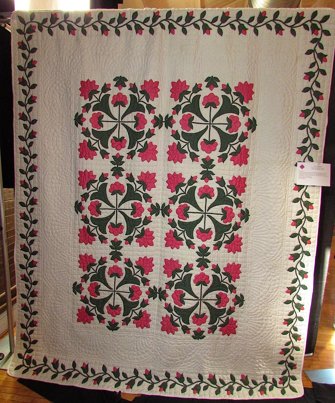 Orange explains it all: Quilt Show