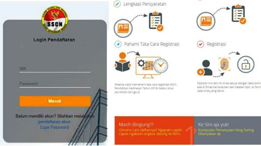 Cara Daftar dan Login SSCN Akun BKN.go.id