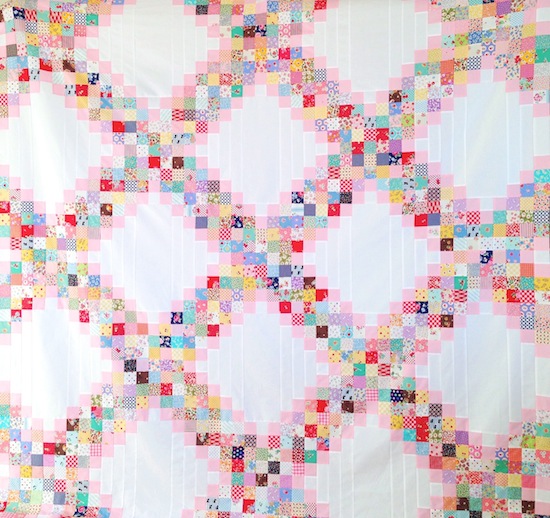 Scrappy Irish Chain Quilt Pattern