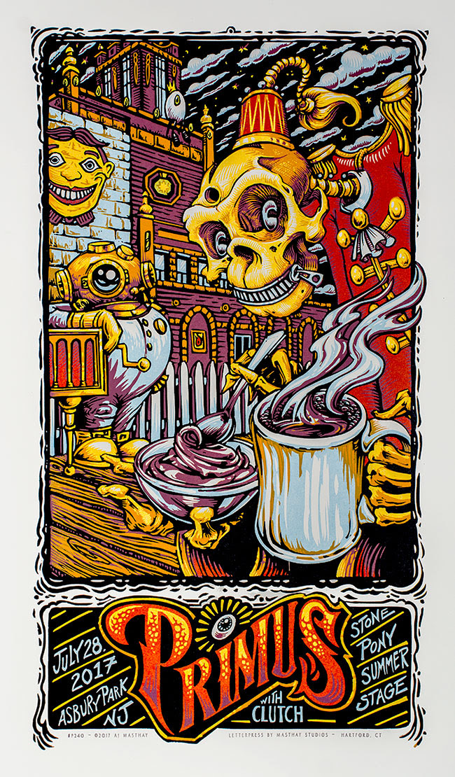 INSIDE THE ROCK POSTER FRAME BLOG: AJ Masthay Primus Twiddle And More ...